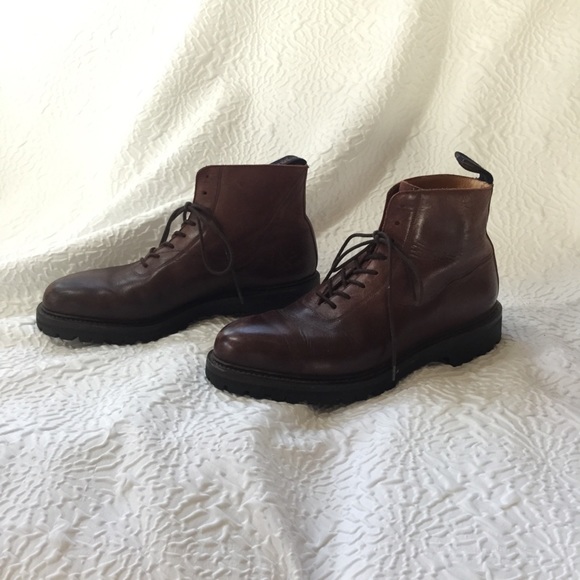 Ed Meier | Shoes | Ed Meier Brown Lace Up Boots | Poshmark